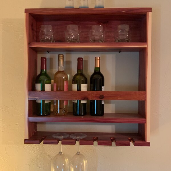 Cedar Wine Rack - Etsy