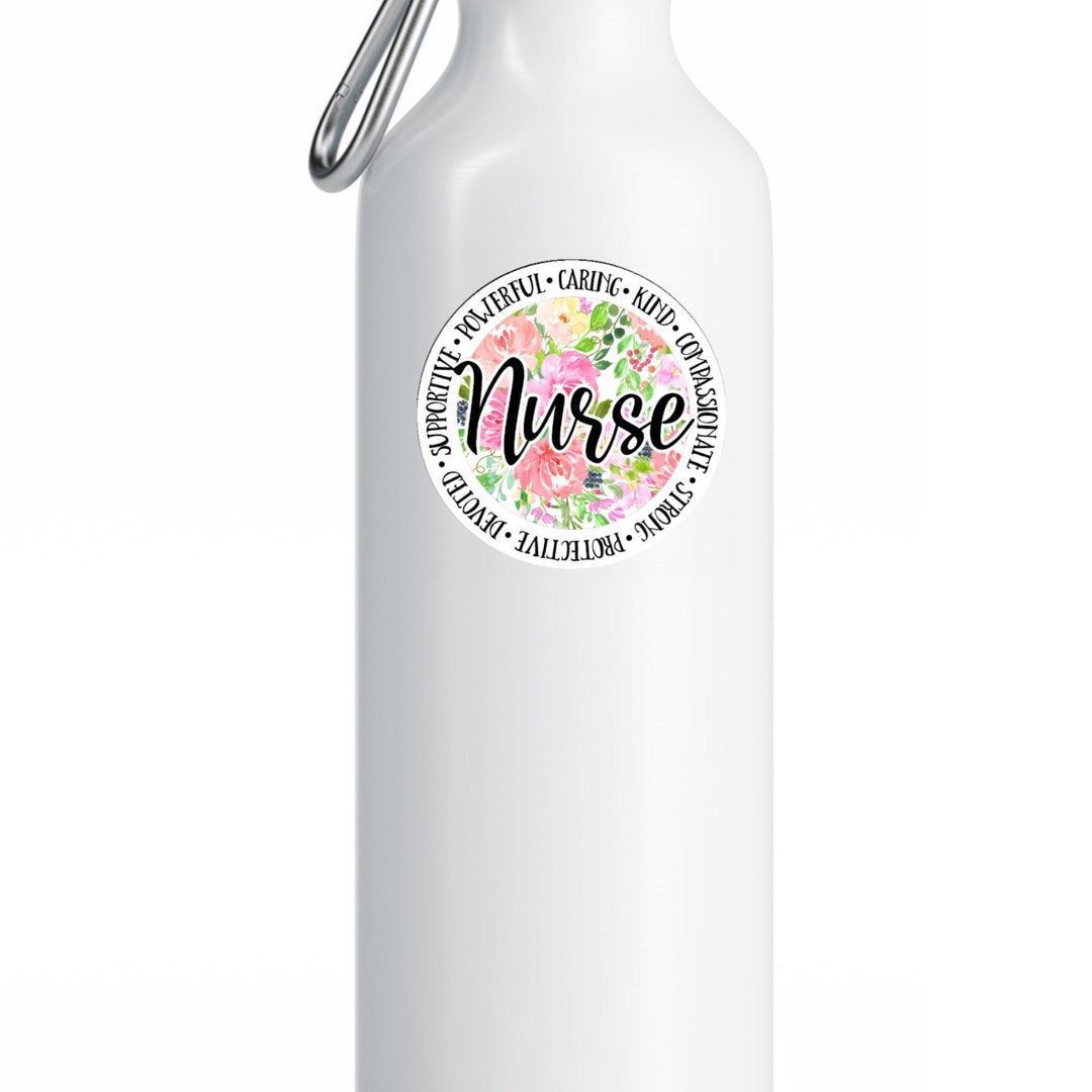 Nurse Sticker, Cute Nurse Sticker, Nurse Laptop Sticker, Nurse Decal ...