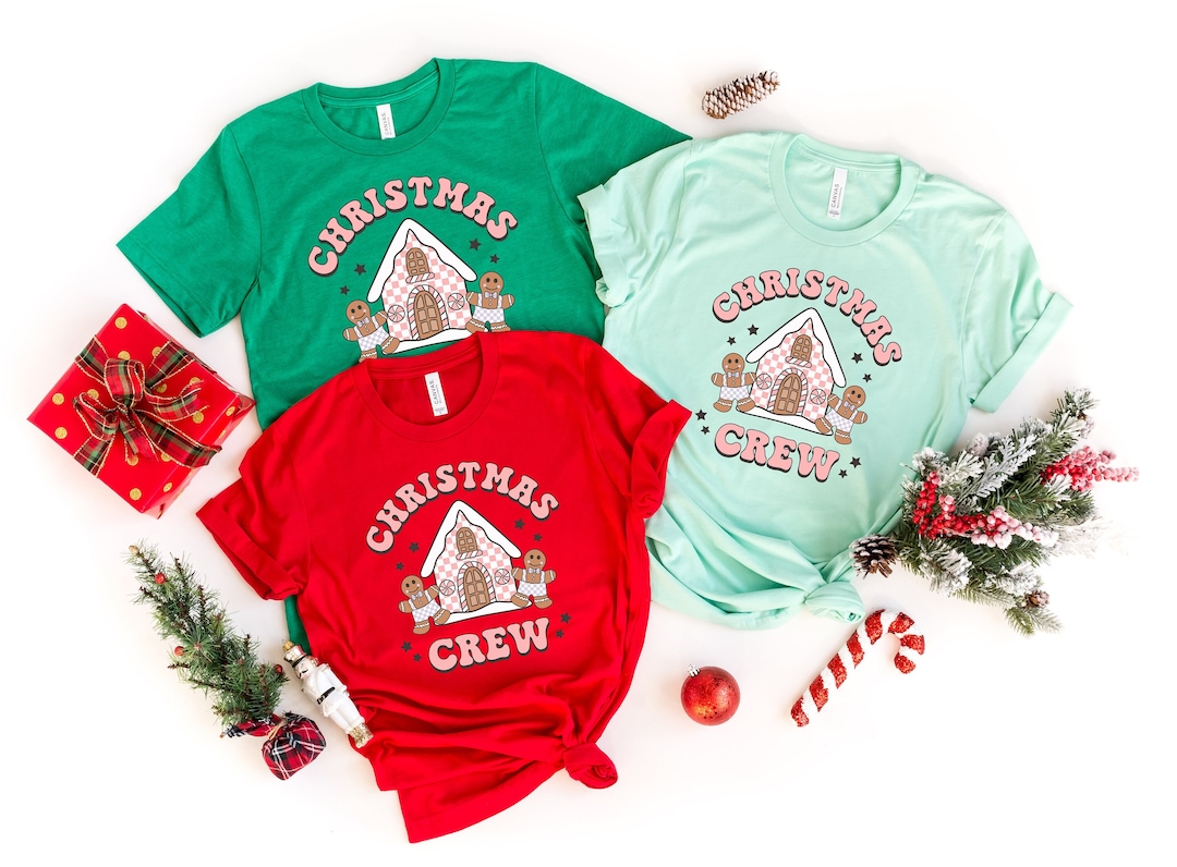 Christmas Crew Sweatshirt, Christmas Squad Shirt, Gingerbread Shirt ...
