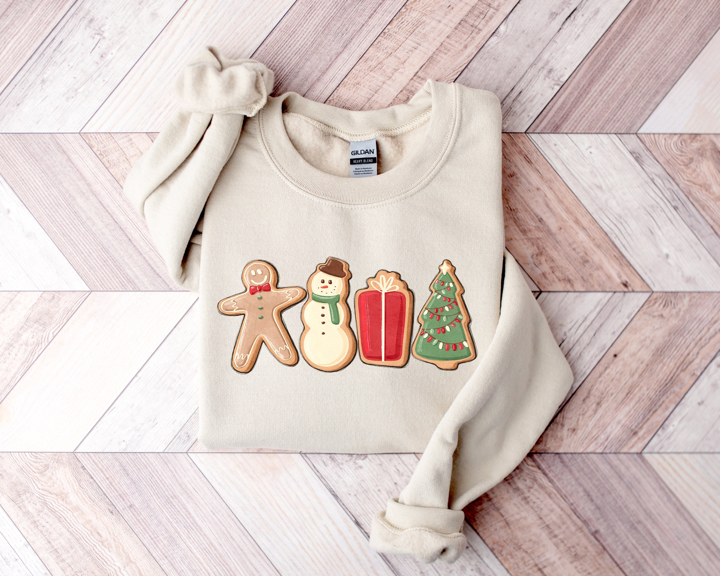 Gingerbread Cookies Sweatshirt Christmas Shirt Christmas - Etsy