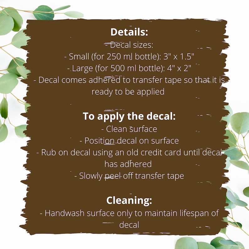 Cleaning Bottle Labels | on Guard Label | Thieves Label | All Purpose ...
