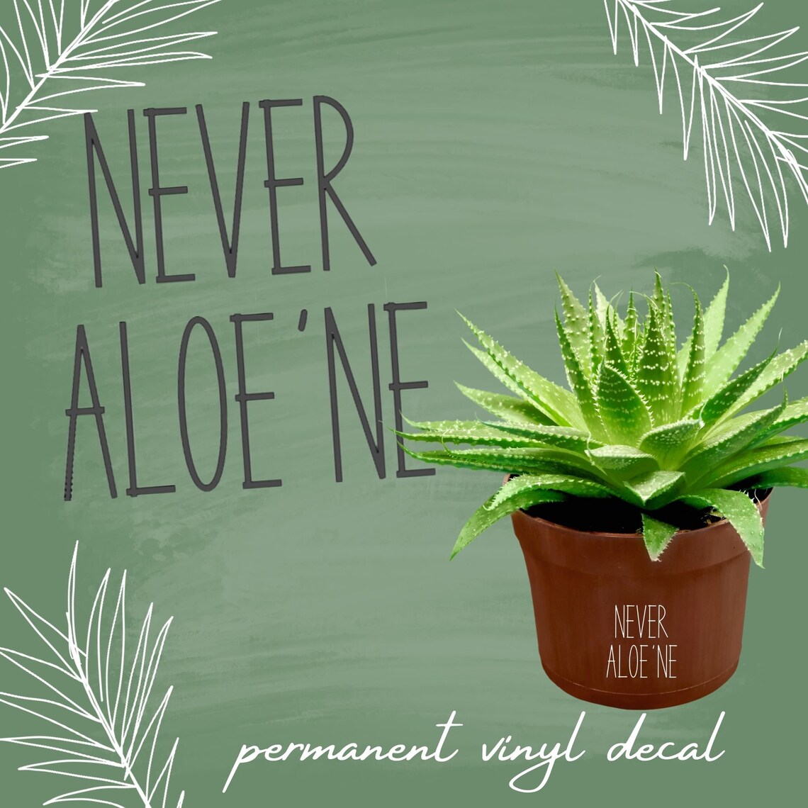 Punny Planter Labels Planter Stickers Funny Plant Labels | Etsy