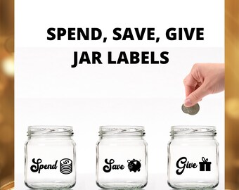 Give Save Spend - Etsy