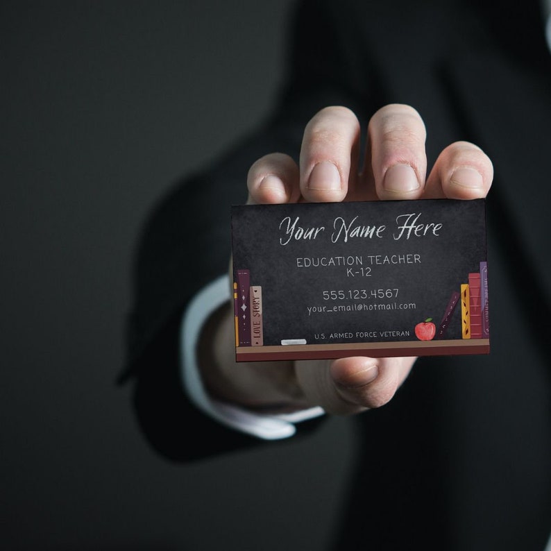 Printable Business Card Template Instant Download Editable - Etsy