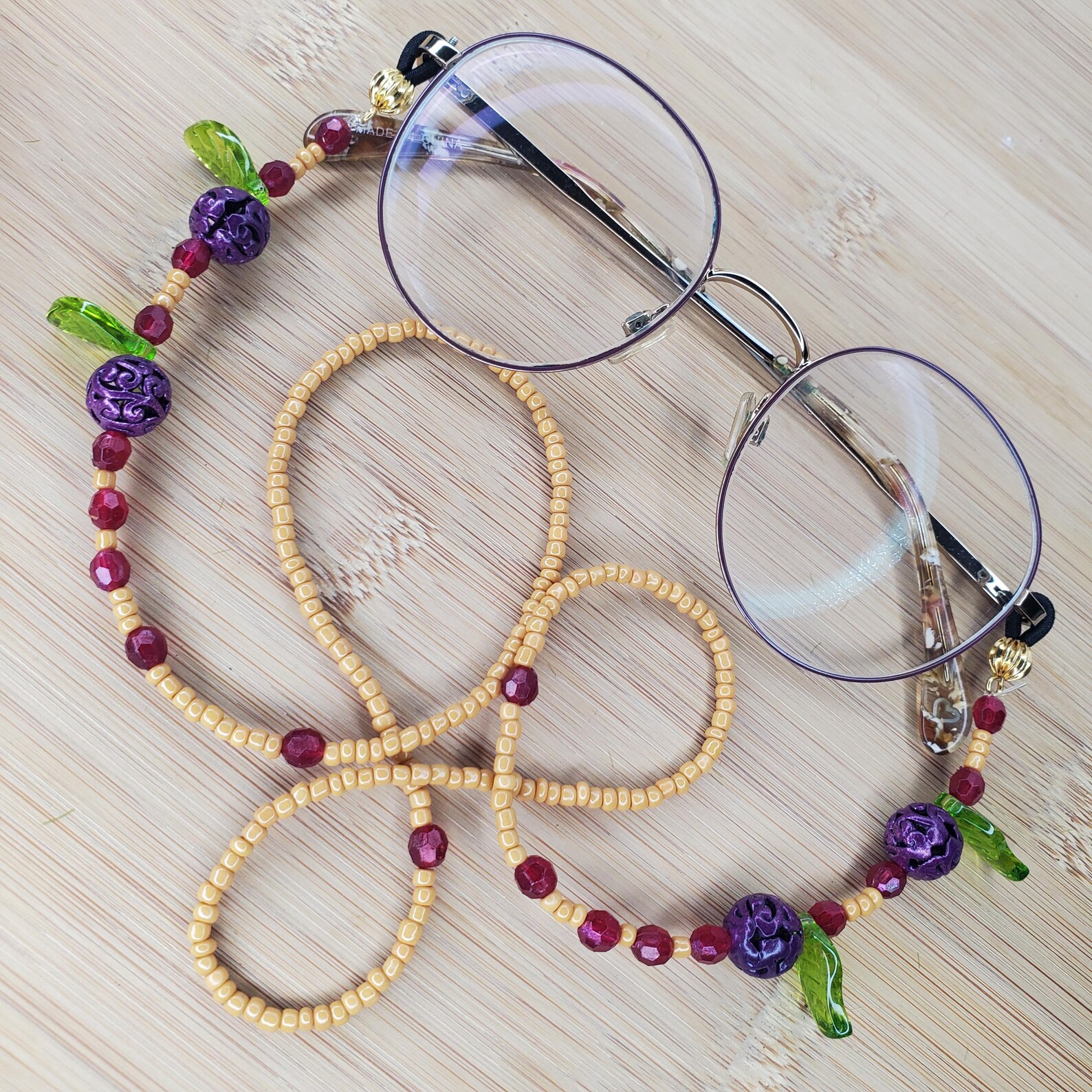One Piece Luffy Themed Glasses Chain - Etsy
