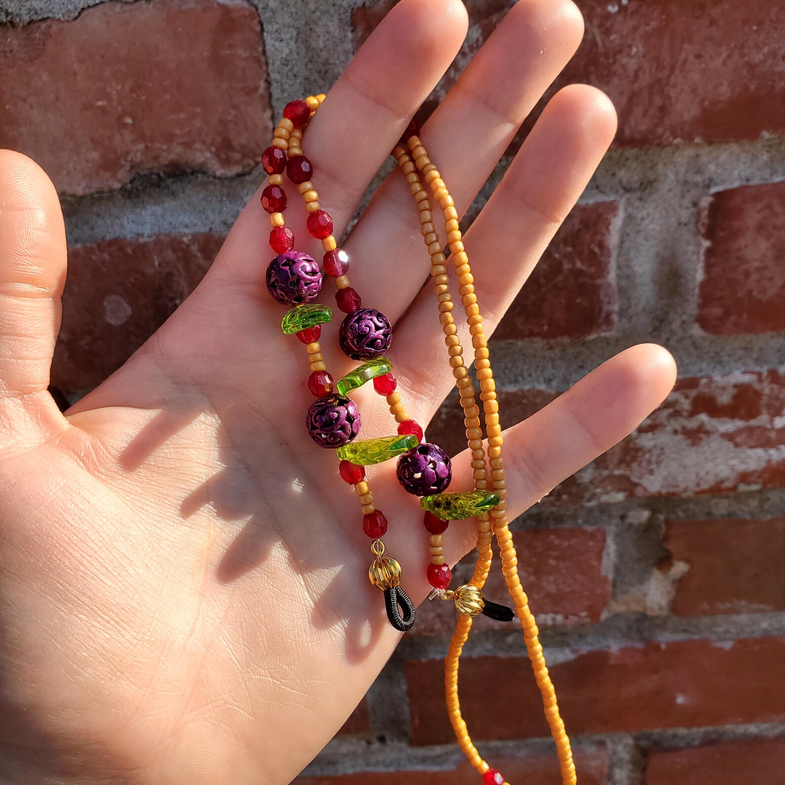 One Piece Luffy Themed Glasses Chain - Etsy