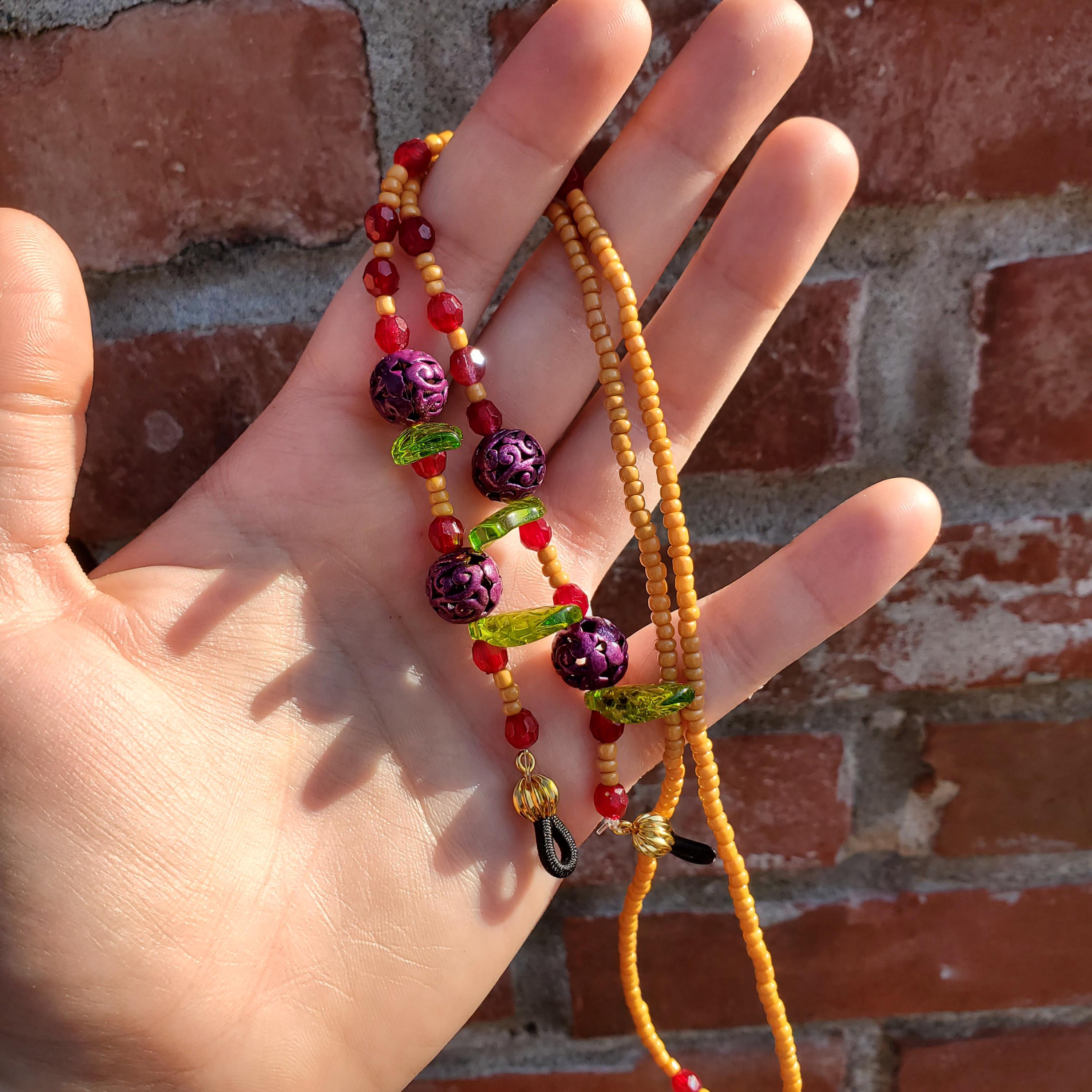 One Piece Luffy Themed Glasses Chain - Etsy
