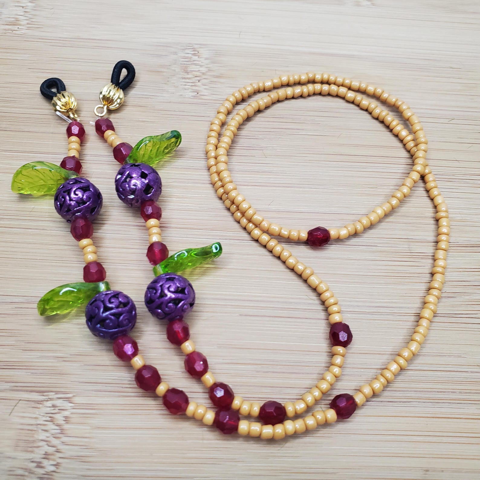 One Piece Luffy Themed Glasses Chain - Etsy