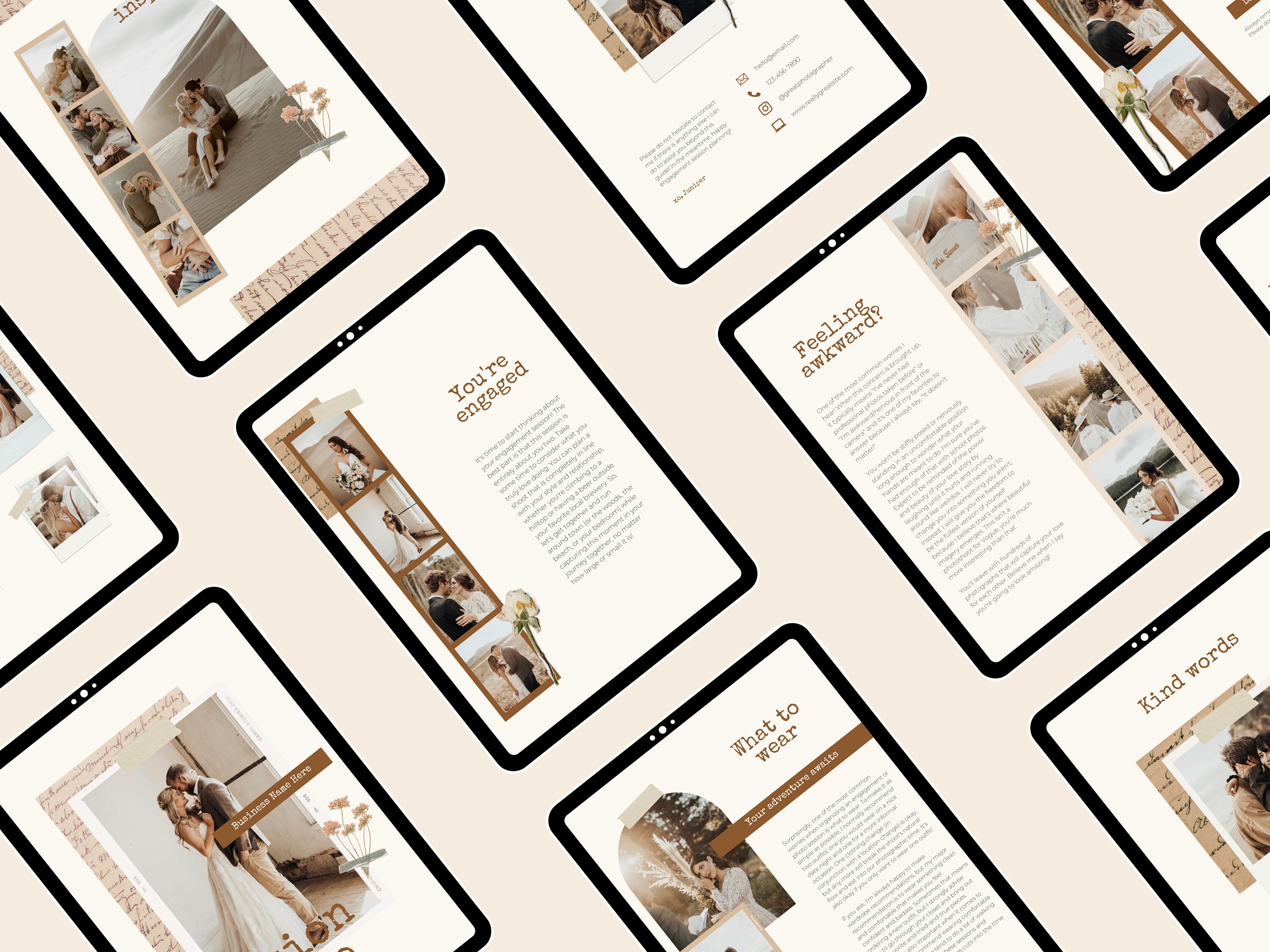 CANVA Boho Client Engagement Session Style Guide With Content, Pre-written Couples Session Guide ...