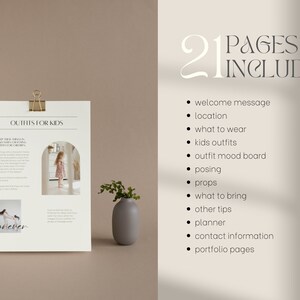 CANVA Modern Family Session Client Guide With Content, Pre-written ...