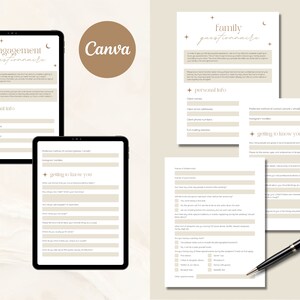 Photography Session Client Questionnaire Form Bundle for - Etsy