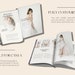 Aurora CANVA Modern Luxury Fine Art Wedding Photography Pricing Guide Magazine Template Brochure ...