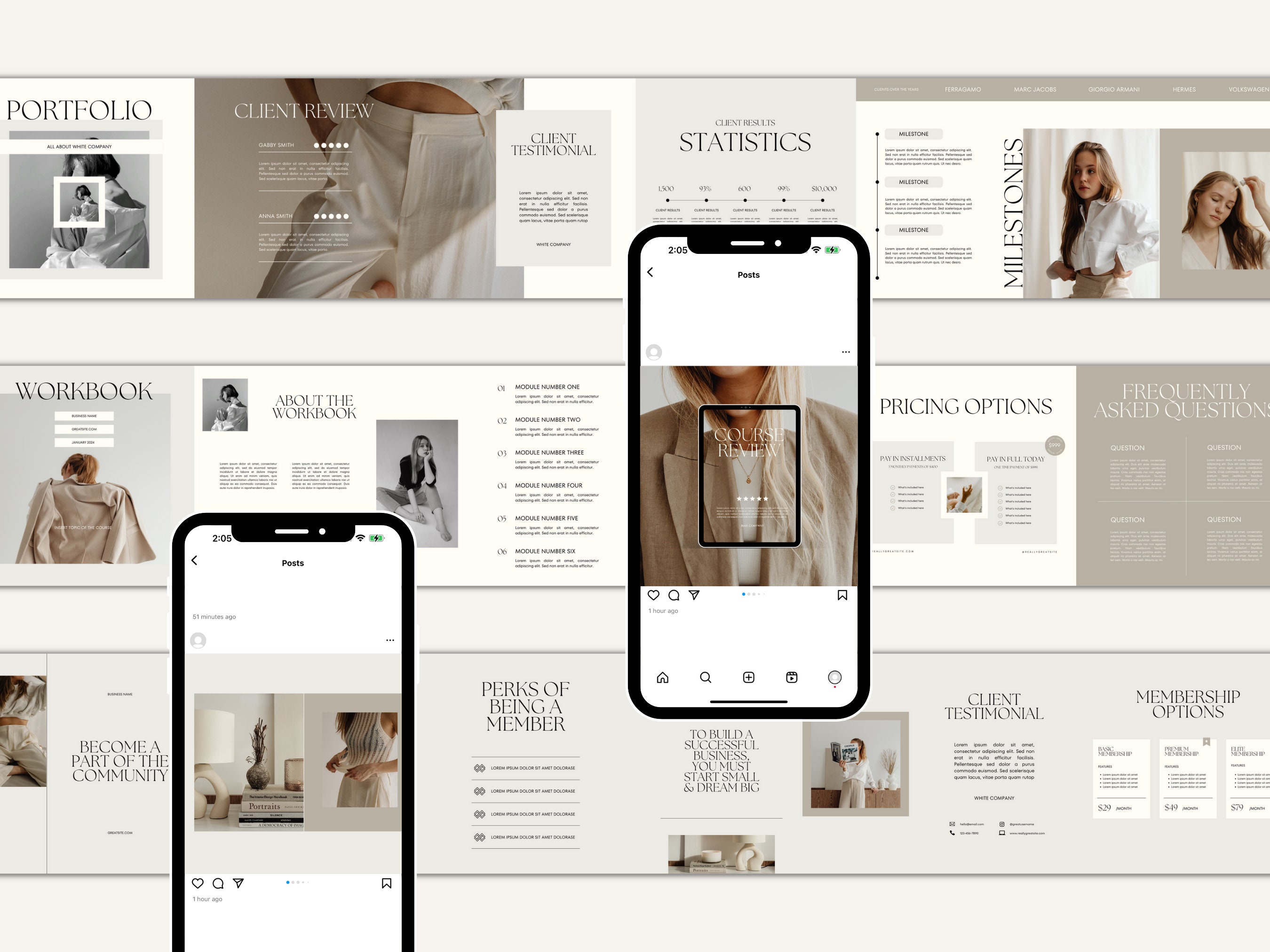CANVA Modern Instagram Post Carousel, Editable IG Template Small ...