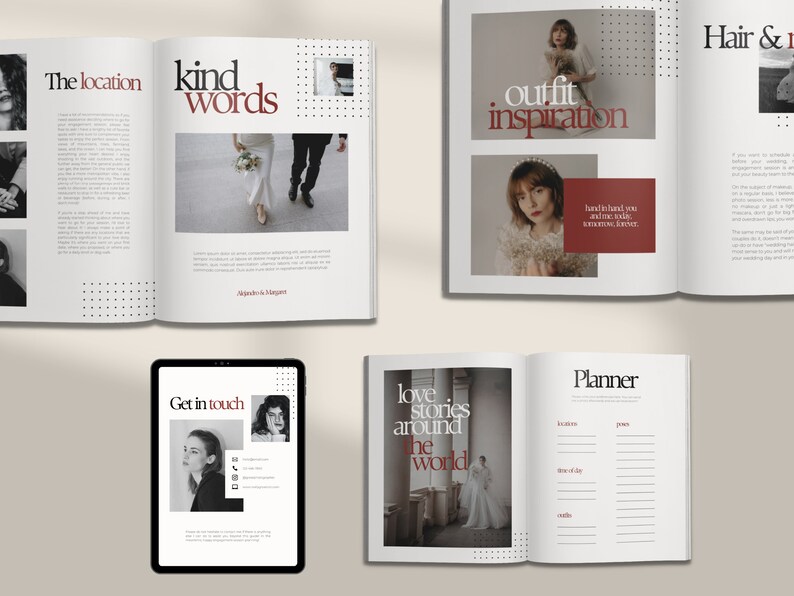 CANVA Modern Editorial Minimalist Client Engagement Session Style Guide ...