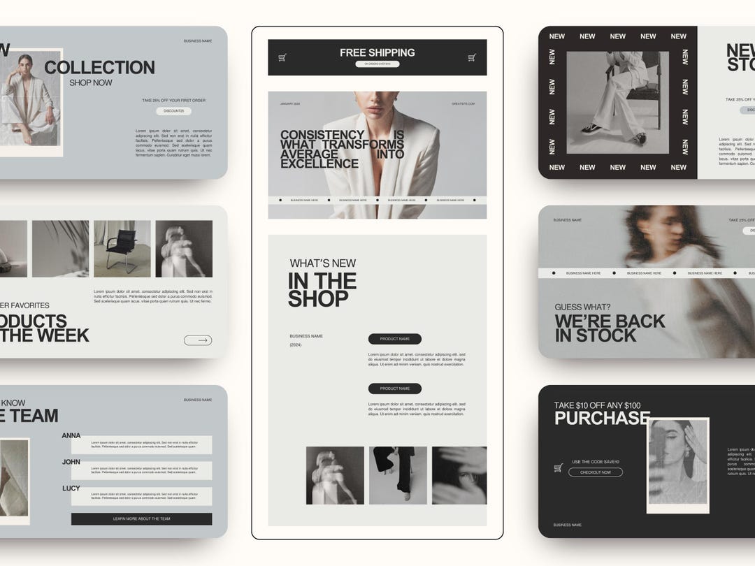 Email Marketing Templates Canva, Modern Editorial Newsletter Template ...