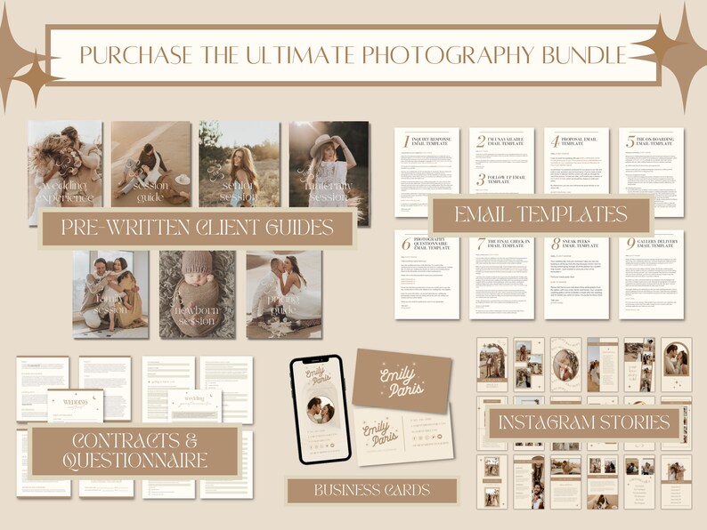 CANVA Boho Senior Session Guide With Content Pre-written - Etsy