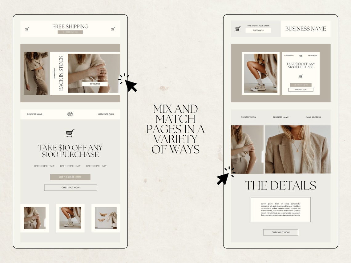 Email Marketing Templates Canva, Modern Minimalist Newsletter Template ...
