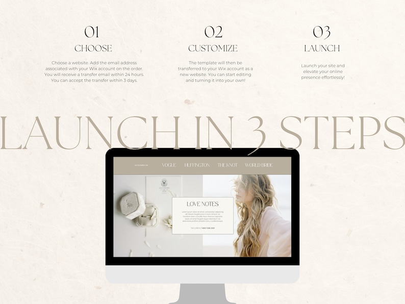 Wix Website Template for Fine Art Wedding Photographer, Modern ...