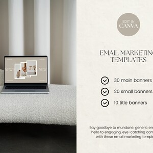 Email Marketing Templates Canva, Modern Minimalist Newsletter Template ...