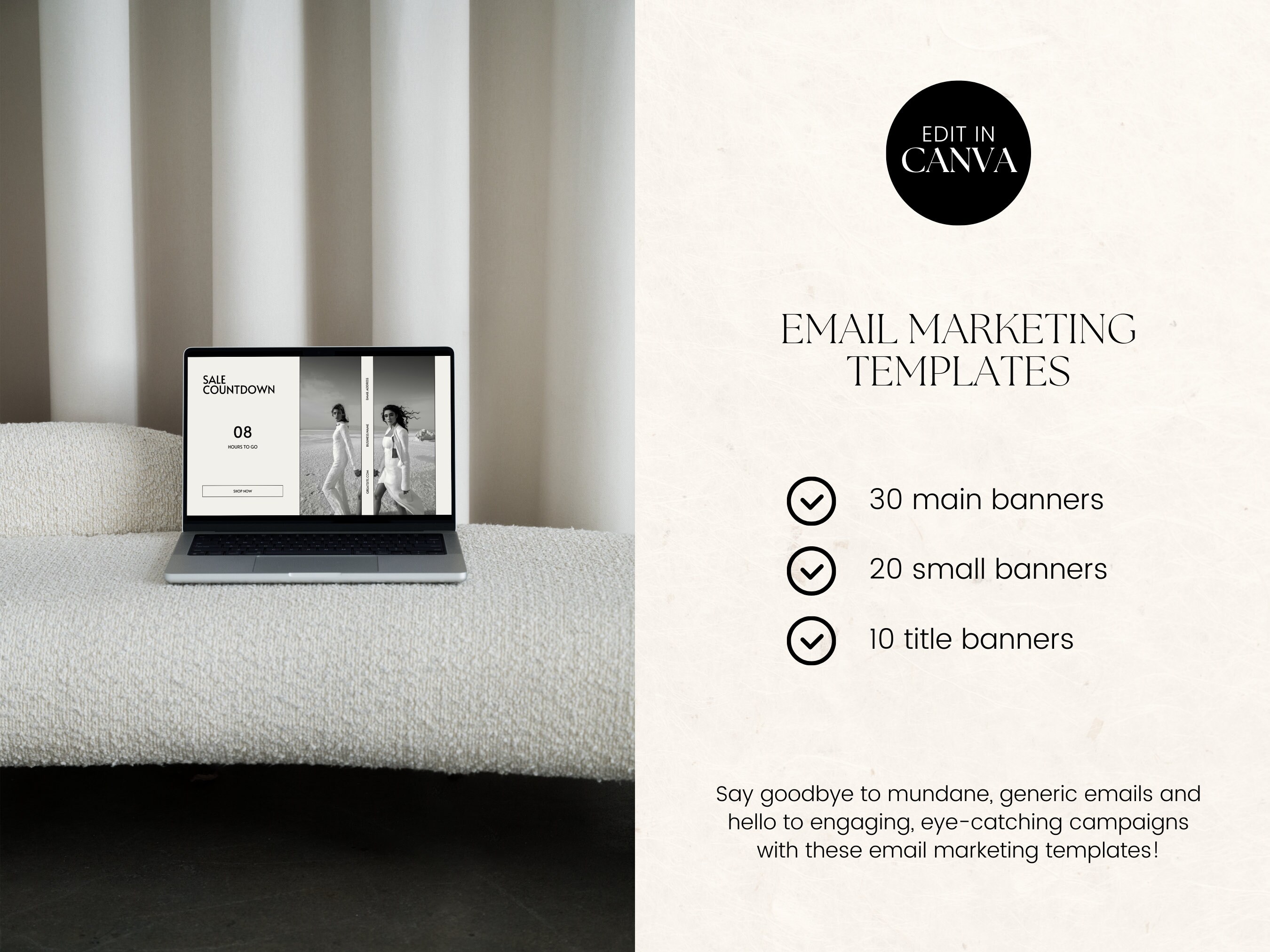 Email Marketing Templates Canva, Modern Minimalist Newsletter Template ...