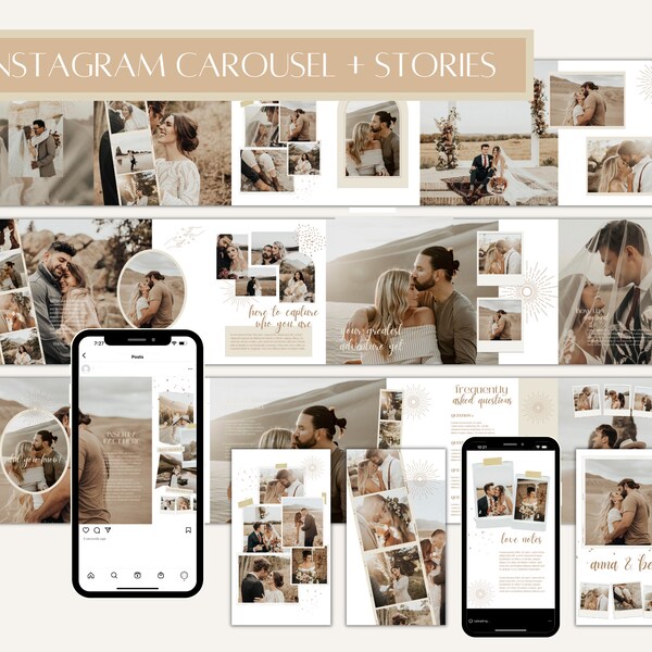 Seamless Carousel Canva - Etsy