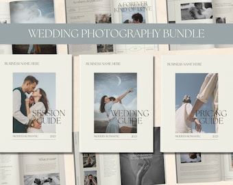 CANVA Photographer Client Guide Bundle, Wedding Photography Client ...