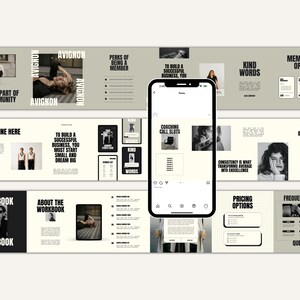 CANVA Modern Instagram Post Carousel, Editable IG Template Small ...