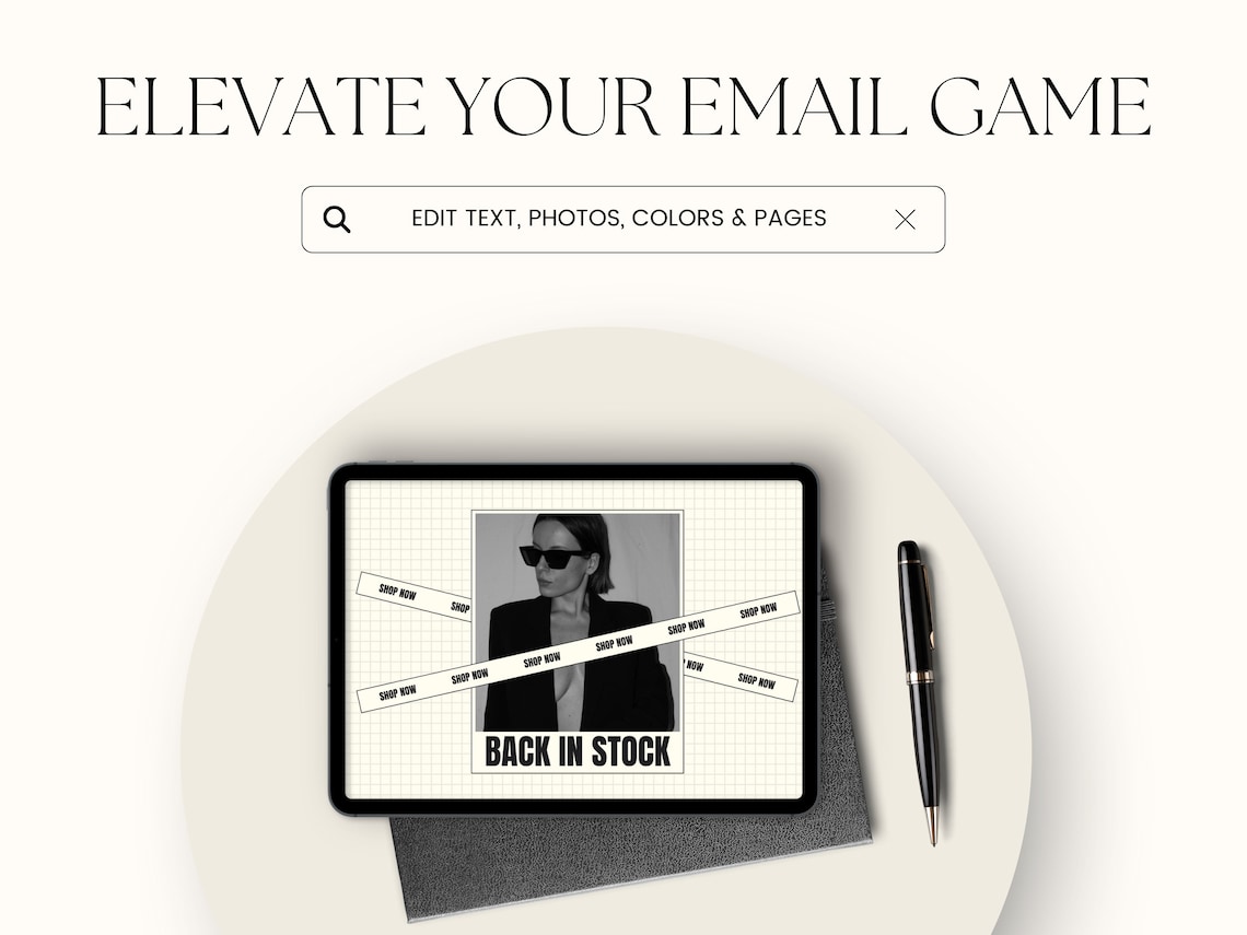 Email Marketing Templates Canva, Modern Editorial Newsletter Template ...