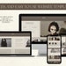 Wix Website Template for Wedding Photographer, Modern Luxe Brown ...