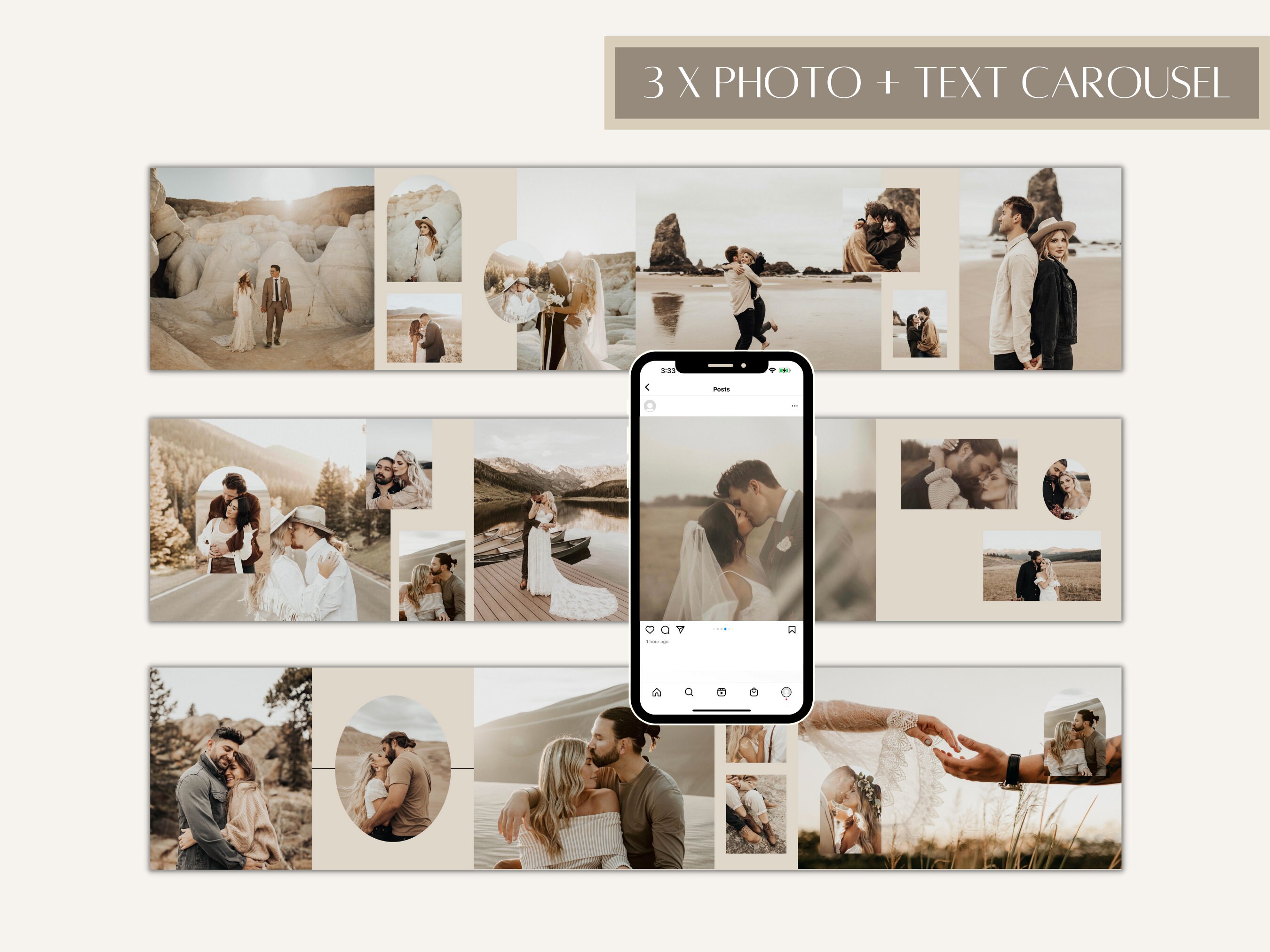 CANVA Modern Instagram Bundle Pack for Photographer IG Post - Etsy