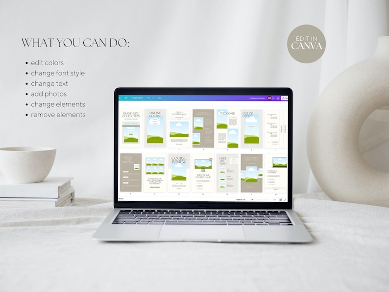 Canva Modern Instagram Stories and Posts Bundle, Editable Templates ...