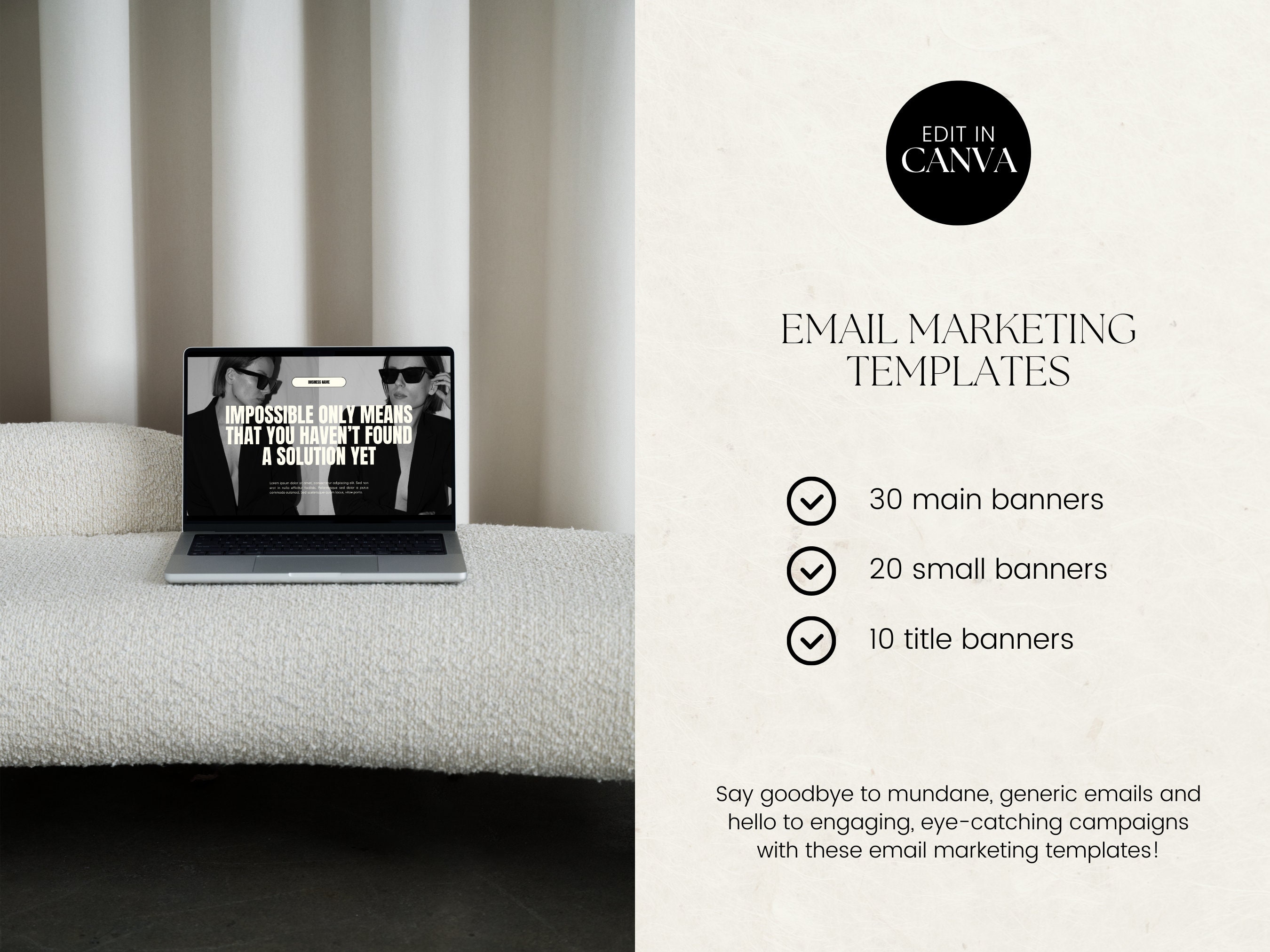 Email Marketing Templates Canva, Modern Editorial Newsletter Template ...