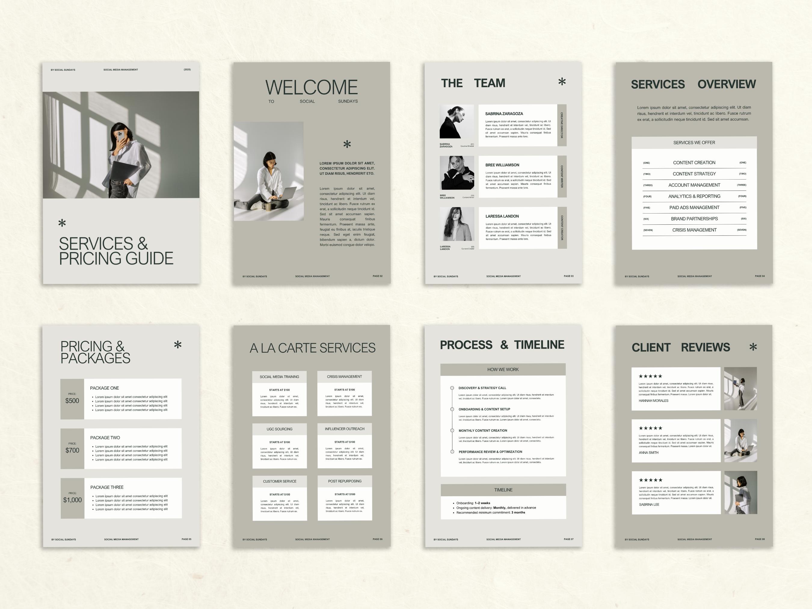 Social Media Manager Pricing Guide, SMM Services Pricing List, Social ...