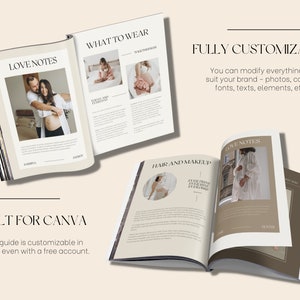 CANVA Modern Maternity Session Client Guide With Content, Pre-written ...