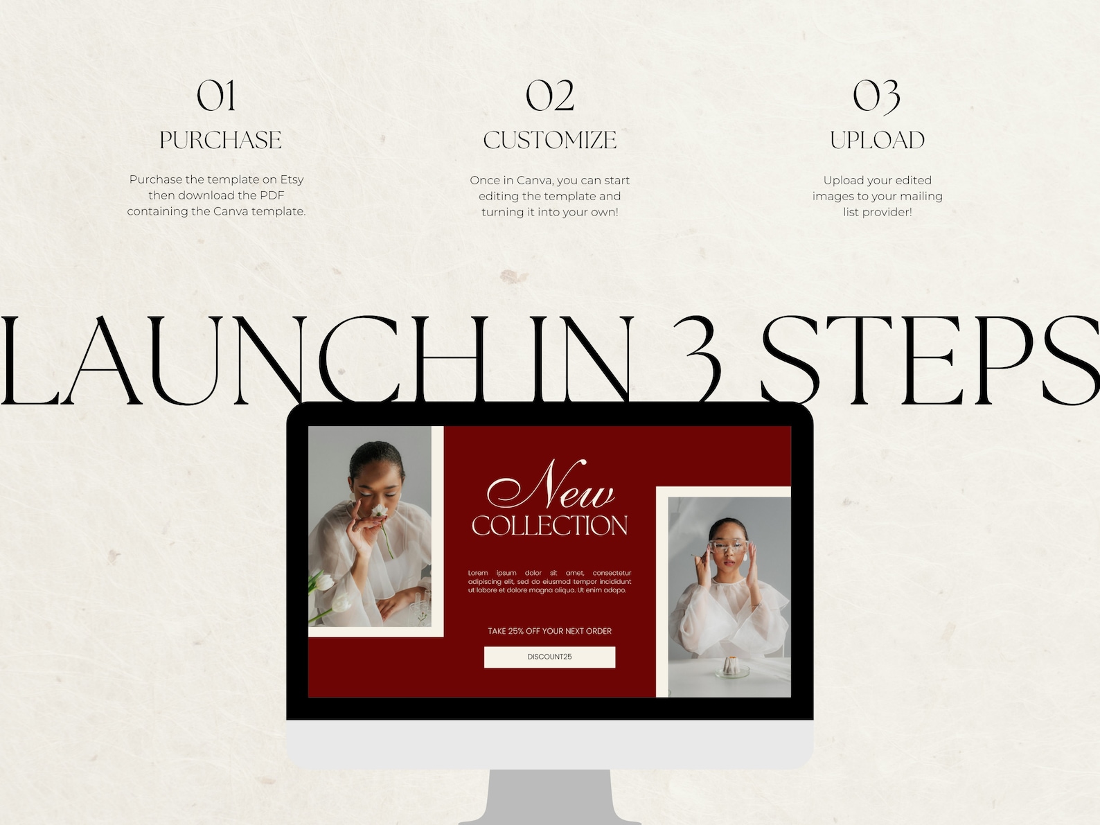 Email Marketing Templates Canva, Modern Aesthetic Newsletter Template ...