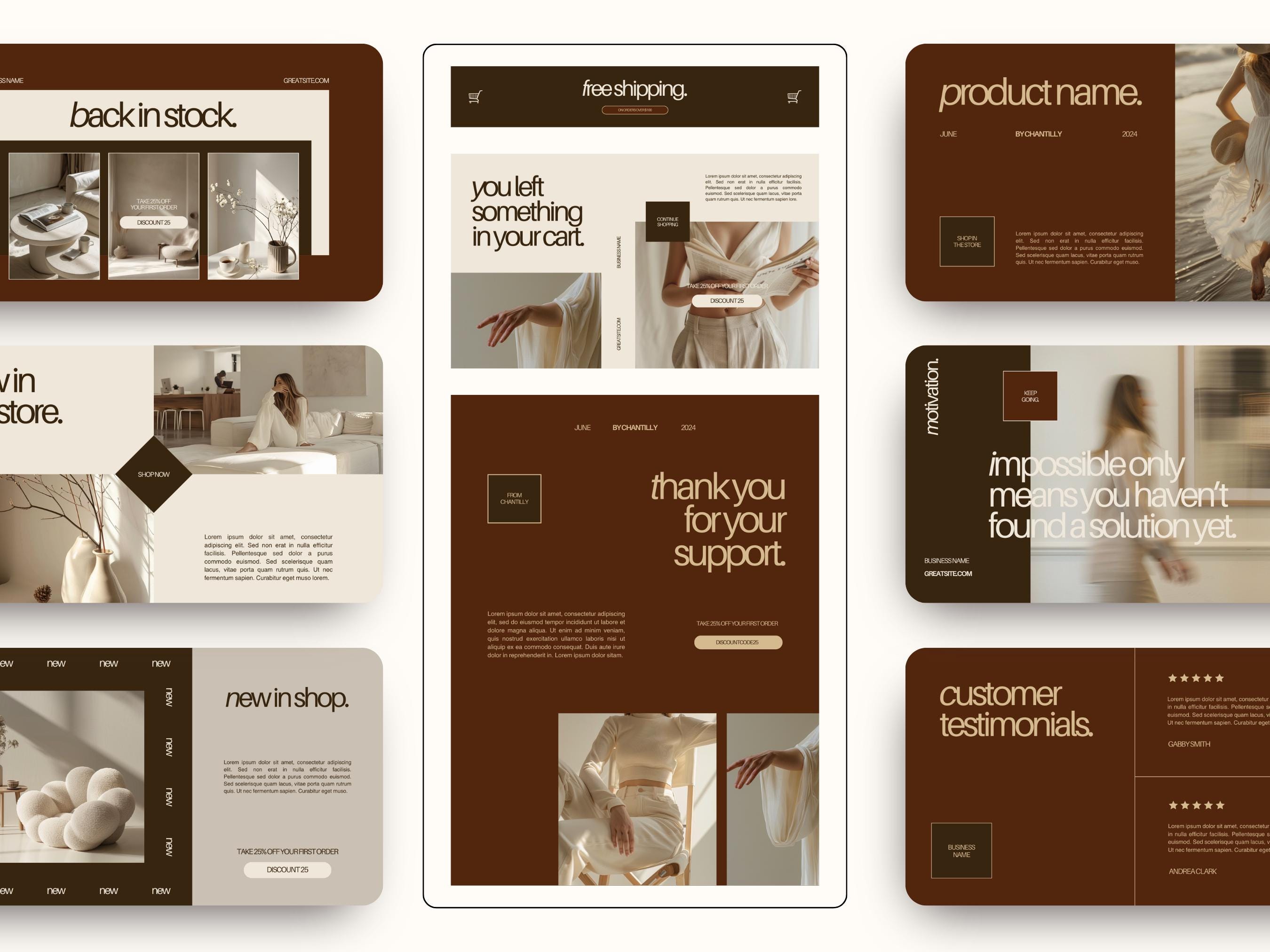Email Marketing Templates Canva, Modern Editorial Newsletter Template ...