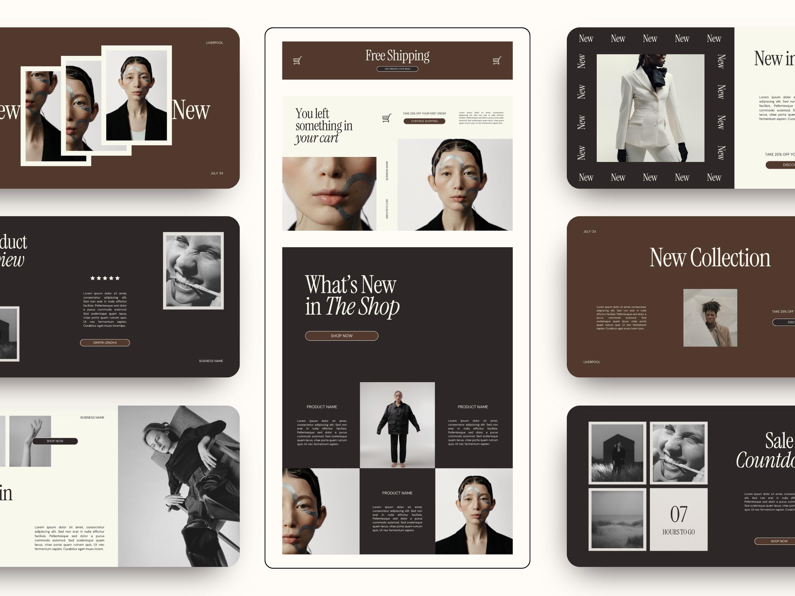 Email Marketing Templates Canva, Modern Editorial Newsletter Template ...