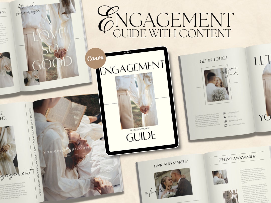 CANVA Modern Client Engagement Session Style Guide With - Etsy