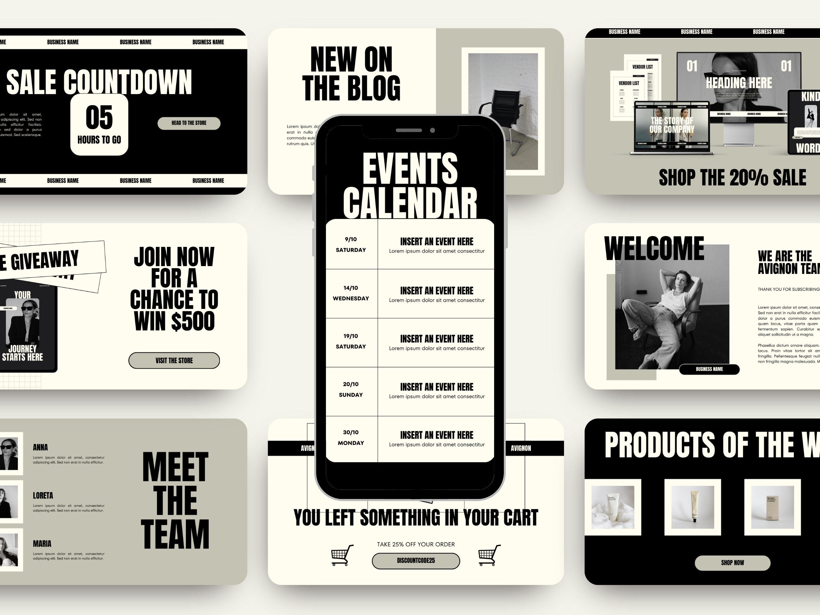 Email Marketing Templates Canva, Modern Editorial Newsletter Template ...