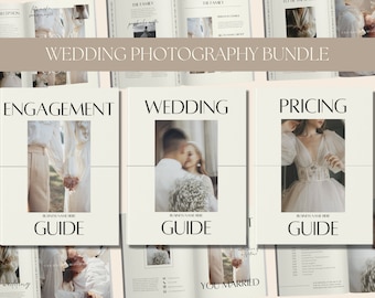 CANVA Photographer Client Guide Bundle, Wedding Photography Client Guide With Content, Client ...