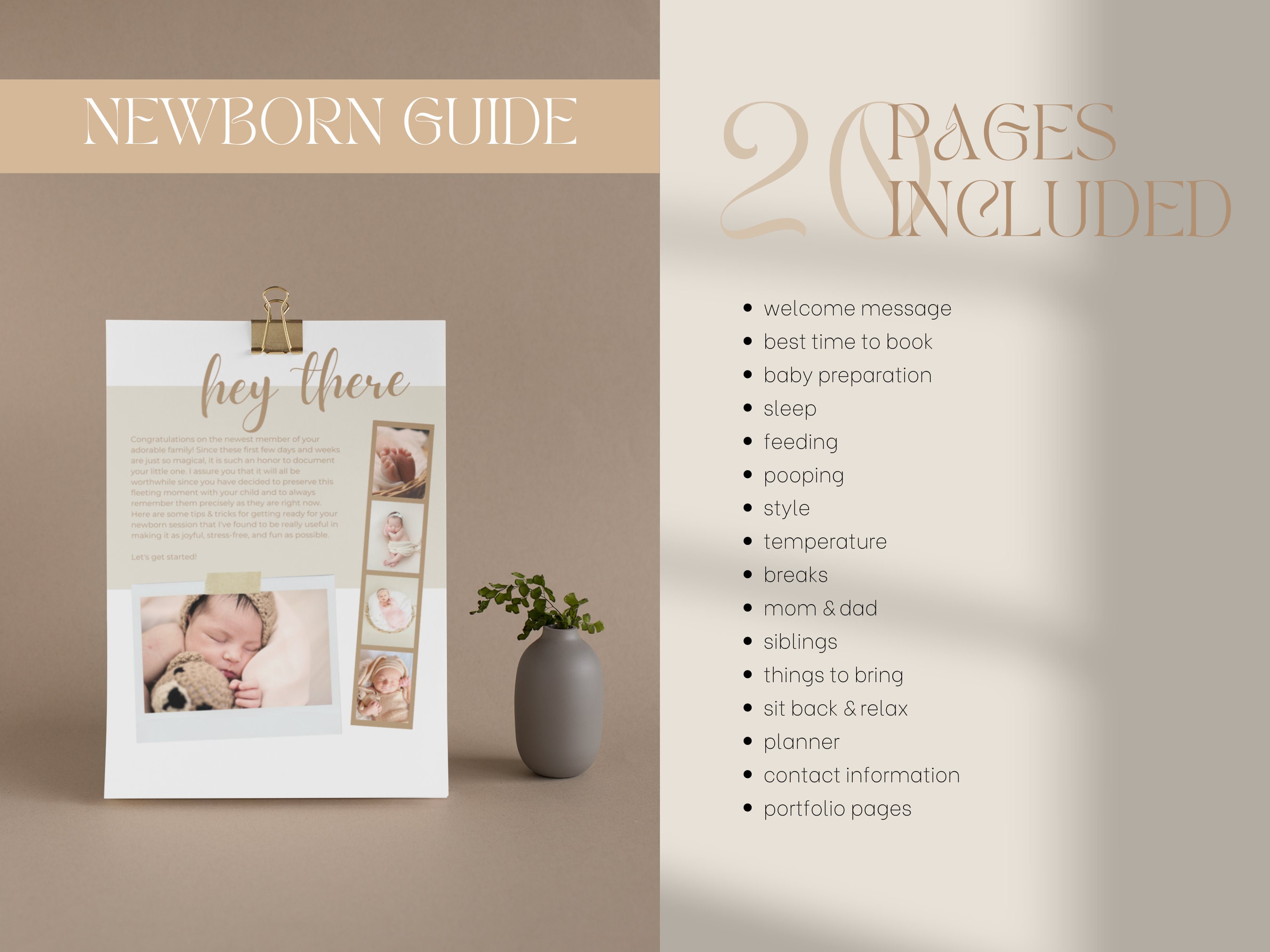 CANVA Family Photography Guide Bundle With Copy, Boho Family Session ...