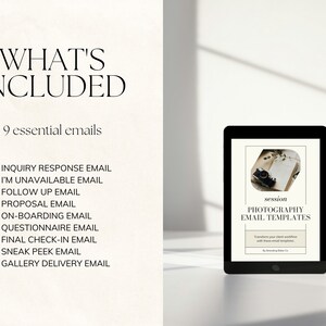 Session Photography Email Templates, Inquiry Response, Photography ...