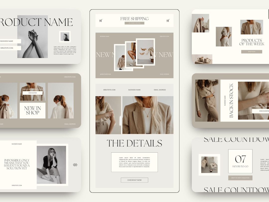 Email Marketing Templates Canva, Modern Minimalist Newsletter Template ...