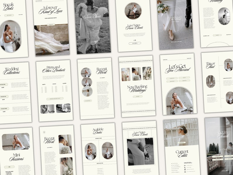 CANVA Modern Instagram Bundle Pack for Photographer, IG Post Carousel ...