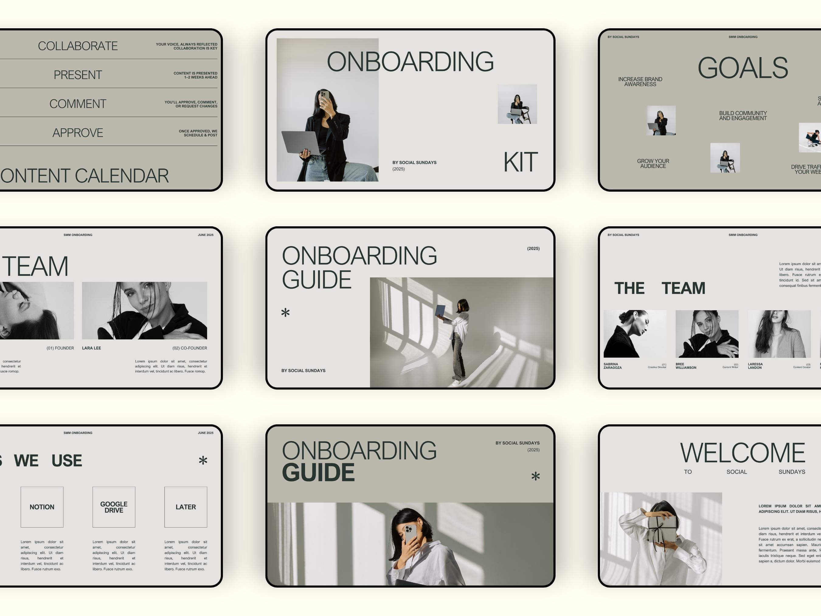 Social Media Manager Onboarding Kit, Canva Client Welcome Guide Packet ...