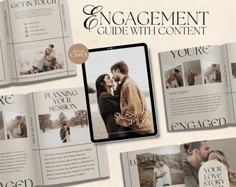 CANVA Client Engagement Session Style Guide With Content, Pre-written ...