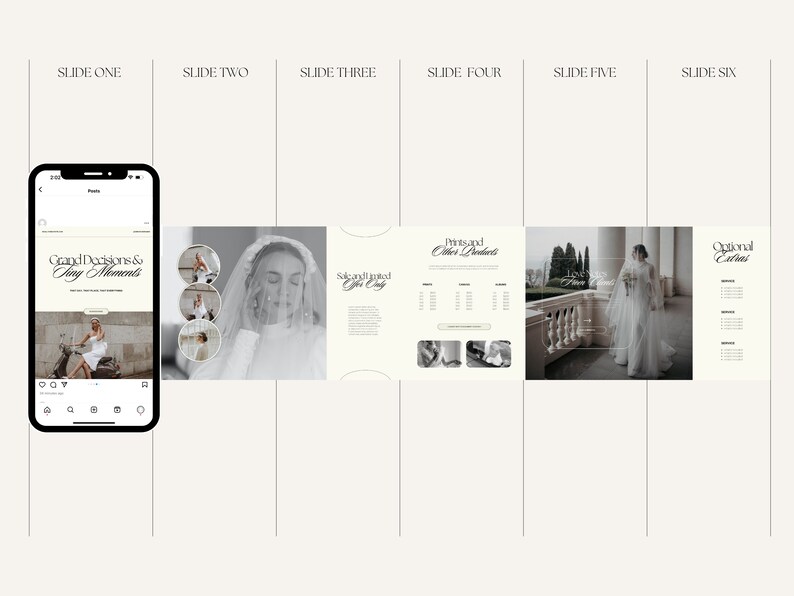 CANVA Modern Instagram Post Carousel, Editable IG Templates ...