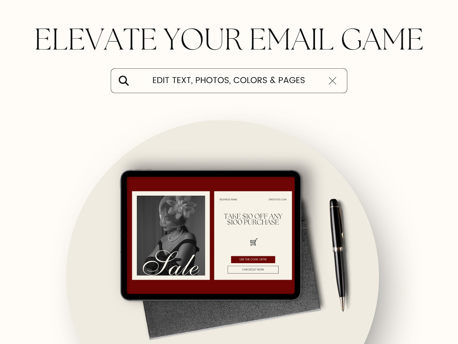 Email Marketing Templates Canva, Modern Aesthetic Newsletter Template ...
