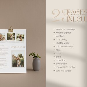 CANVA Boho Senior Session Guide With Content Pre-written - Etsy