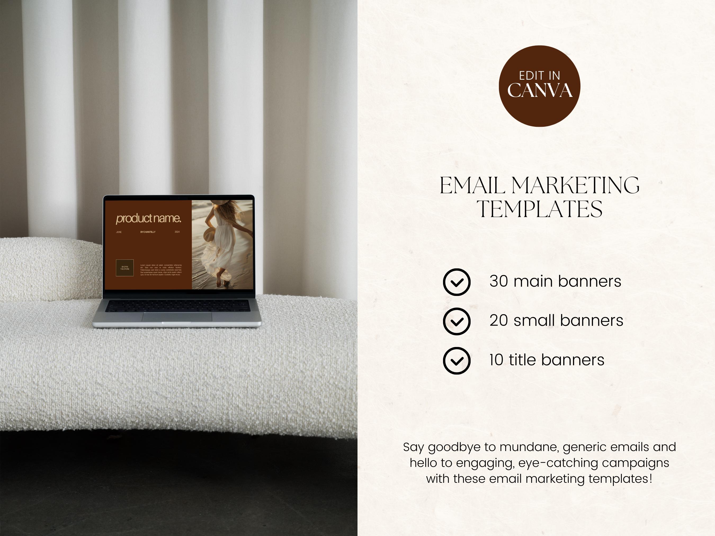 Email Marketing Templates Canva, Modern Editorial Newsletter Template ...